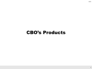 CBO’s Role in the Legislative Process | PDF