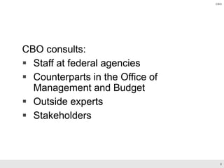 CBO’s Role in the Legislative Process | PDF