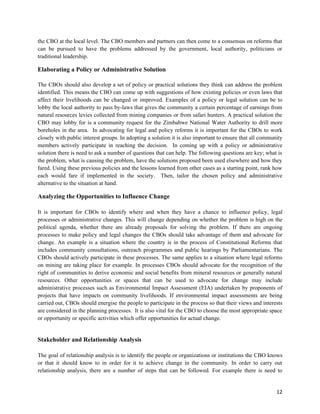 CBOs Organisational Management Handbook | DOC