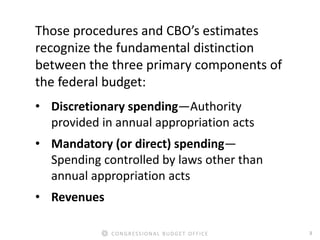 CBO’s Role in the Congressional Budget Process | PDF