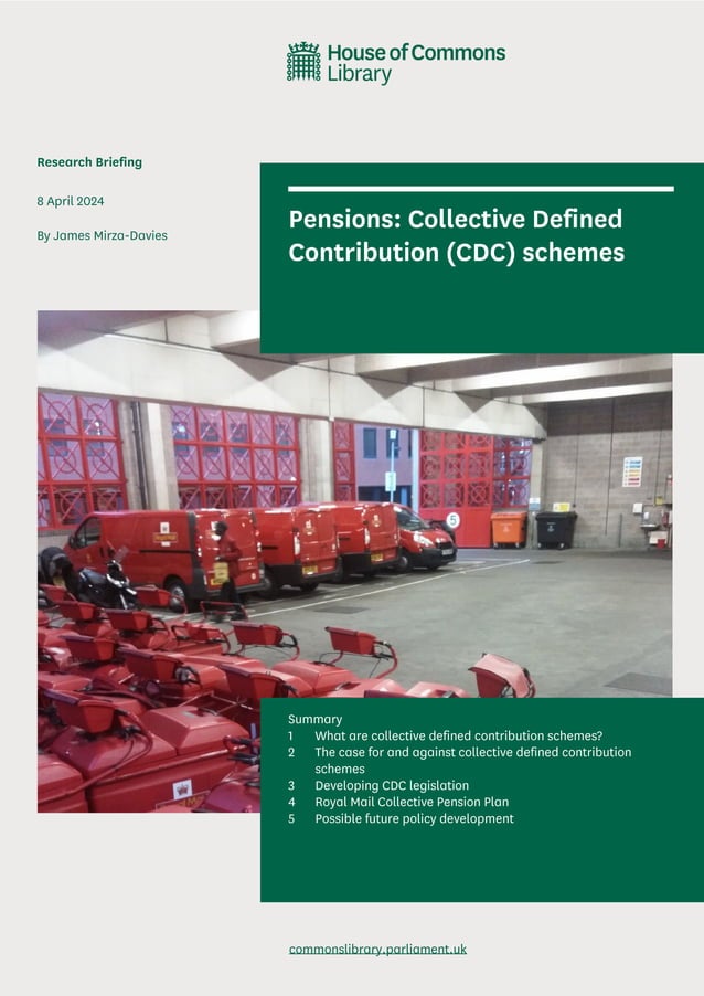 House of Commons ; CDC schemes overview document | PDF