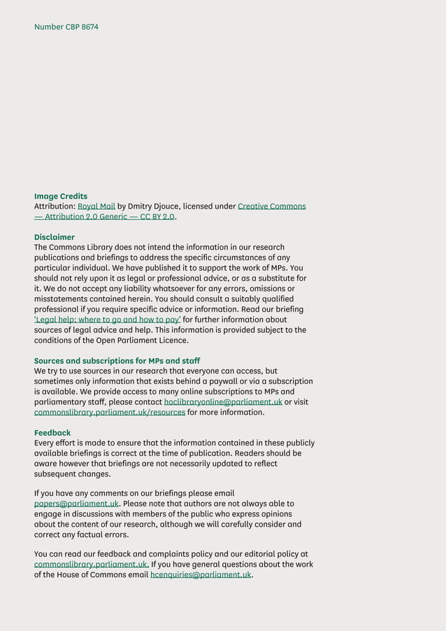 House of Commons ; CDC schemes overview document | PDF