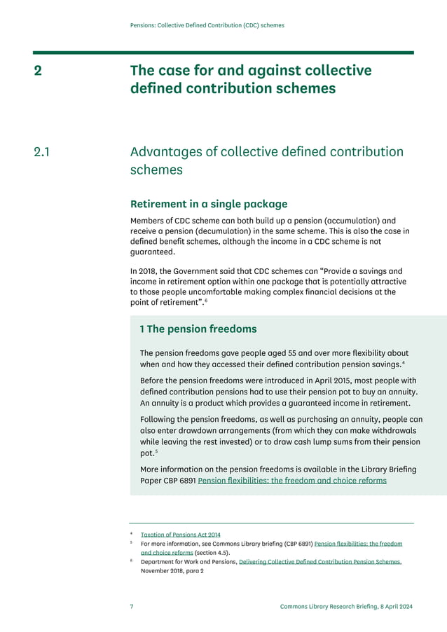 House of Commons ; CDC schemes overview document | PDF