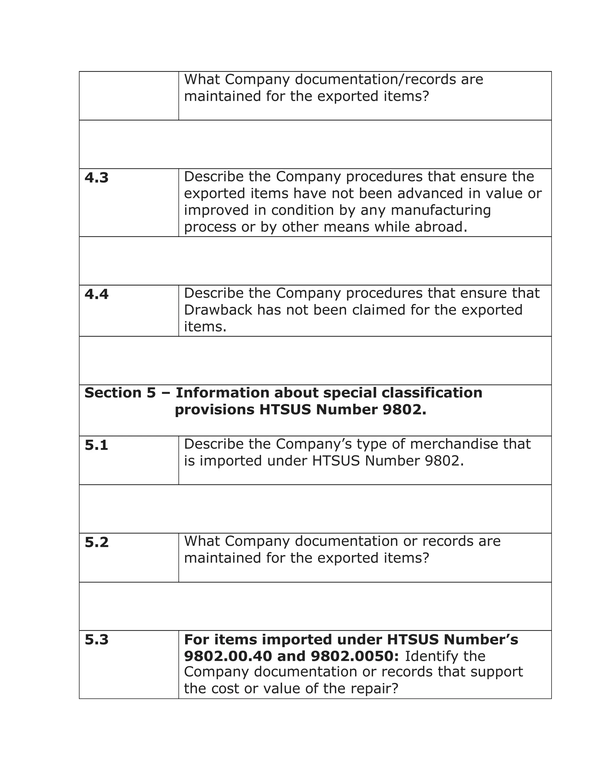 CBP PRE-ASSESSMENT IMPORT AUDIT QUESTIONNAIRE | PPTX