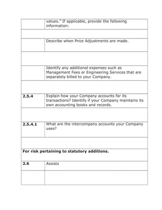 CBP PRE-ASSESSMENT IMPORT AUDIT QUESTIONNAIRE | PPTX
