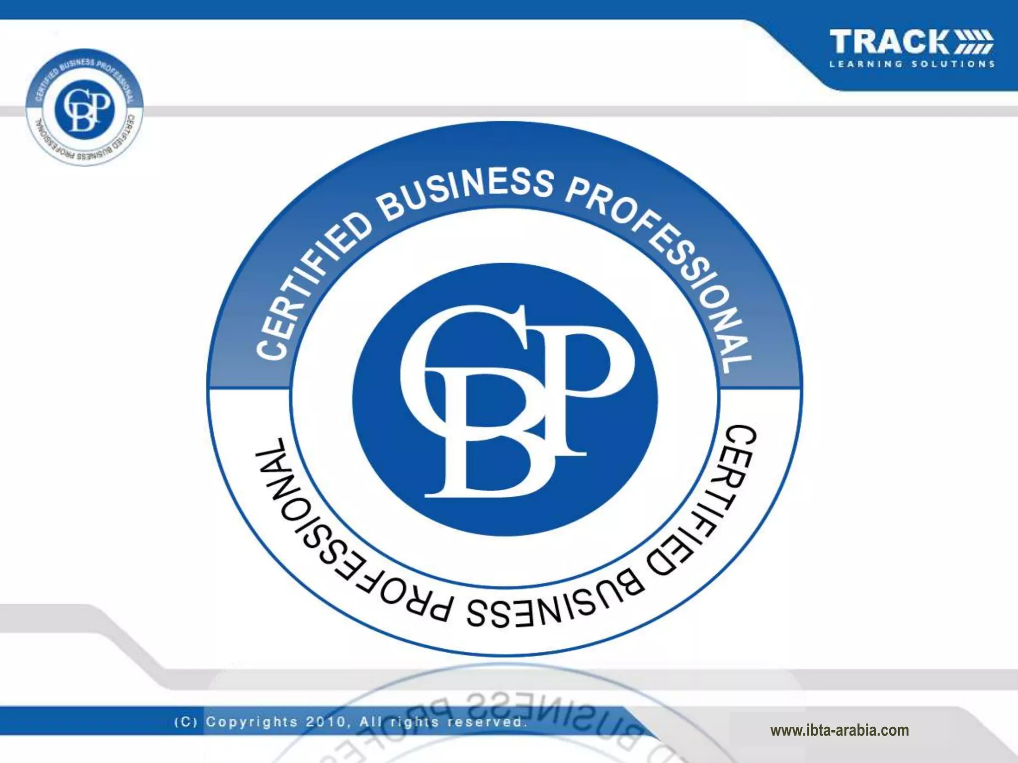 How to become Certified Business Professional – CBP | PPTX