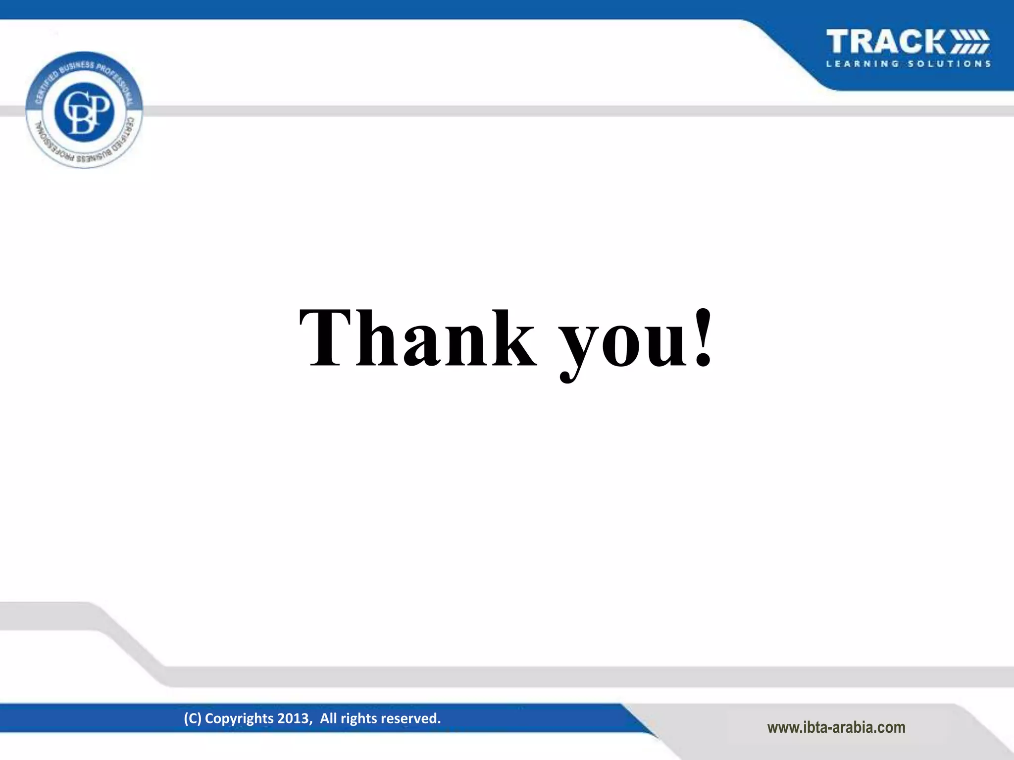 How to become Certified Business Professional – CBP | PPTX