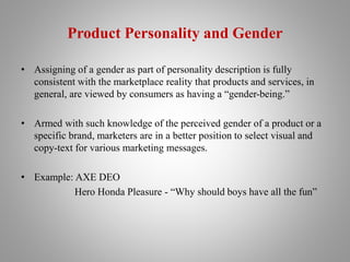 personality & consumer behavior | PPTX