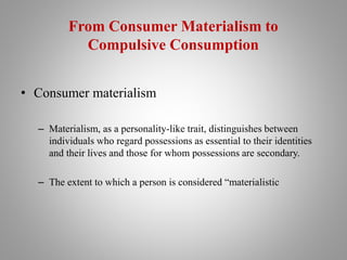 personality & consumer behavior | PPTX