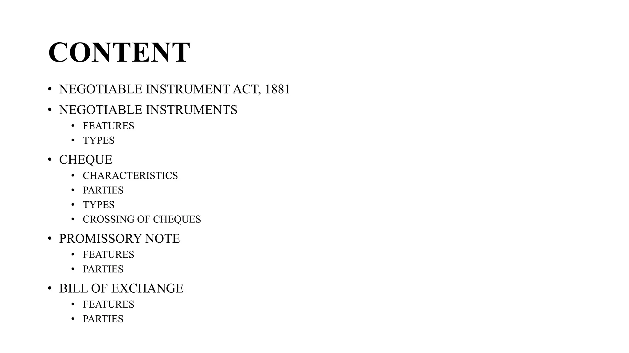 NEGOTIABLE INSTRUMENTS E- PURSE TRUNCATION OF CHEQUE | PPT