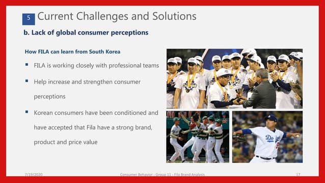 Consumer Behavior - FILA | PPT