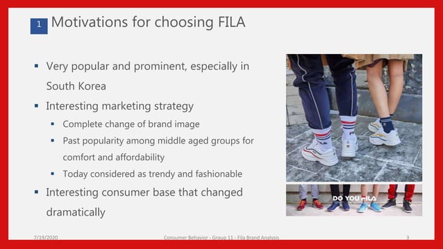 Consumer Behavior - FILA | PPT
