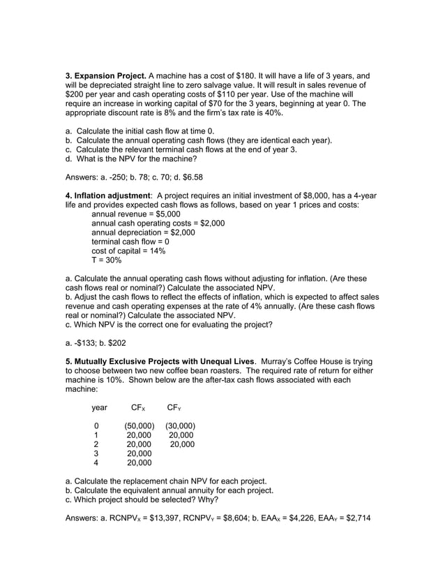 Cb practice problems | DOC