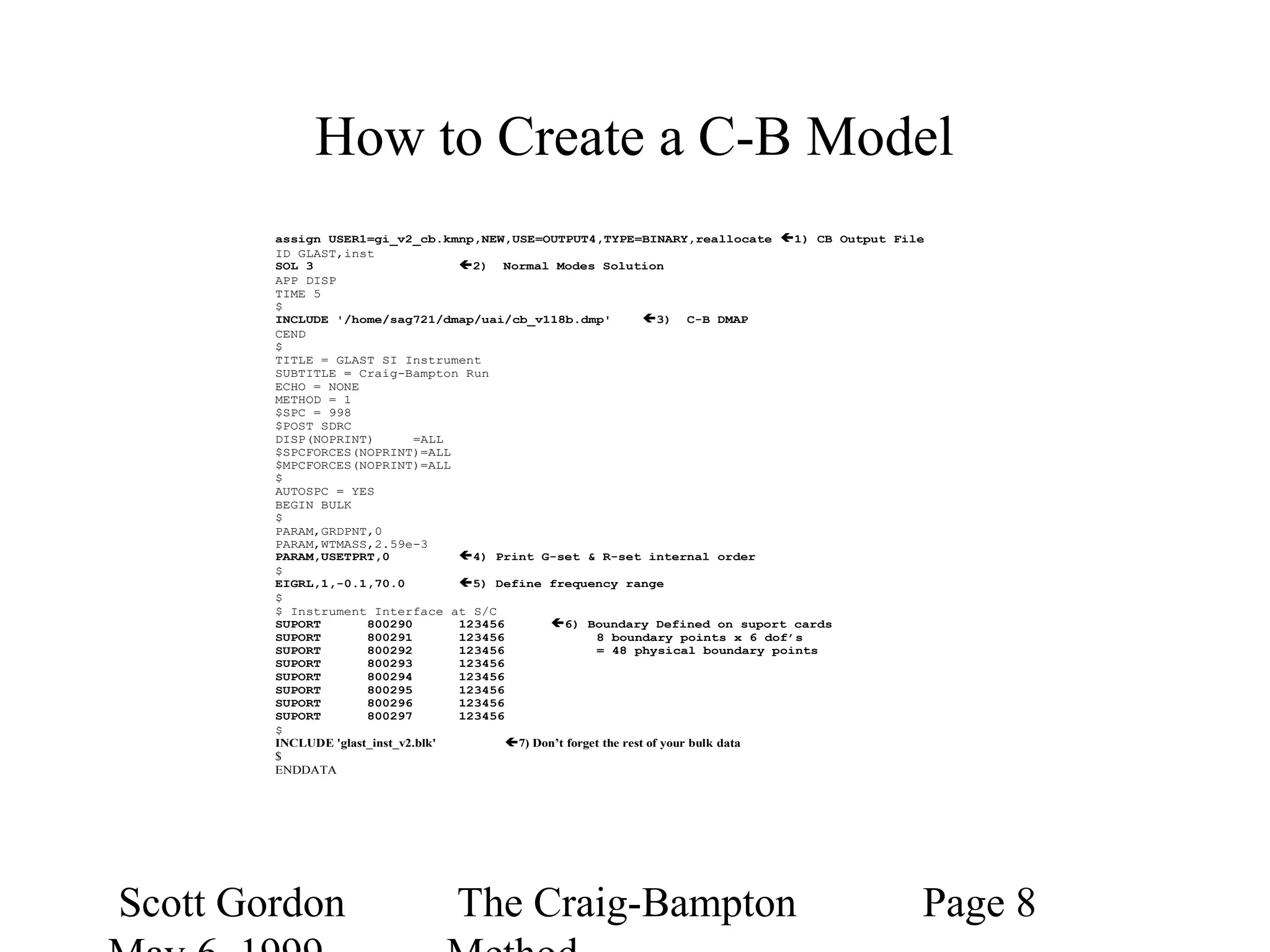 Craig-Bampton Method | PPT