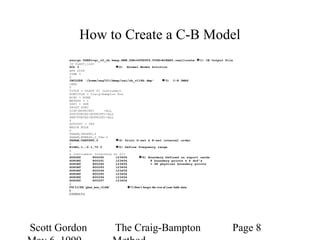 Craig-Bampton Method | PPT