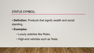Consumer behavior : Income & social class | PPTX