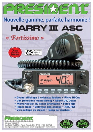Cb President Harry III Asc par autoprestige-4x4