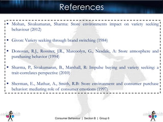 Impact of Store Ambience on Consumer Variety Seeking Behaviour | PPTX ...