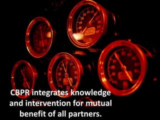 Cbpr principles | PPTX