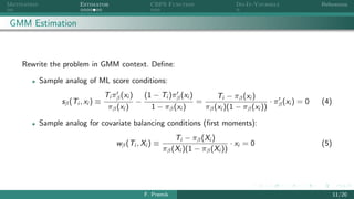 Covariate balancing propensity score STATA user written code by Filip Premik | PDF