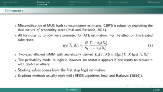 Covariate balancing propensity score STATA user written code by Filip Premik | PDF