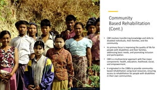 Community Based Rehabilitation | PPTX
