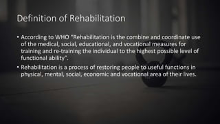 Community Based Rehabilitation | PPTX