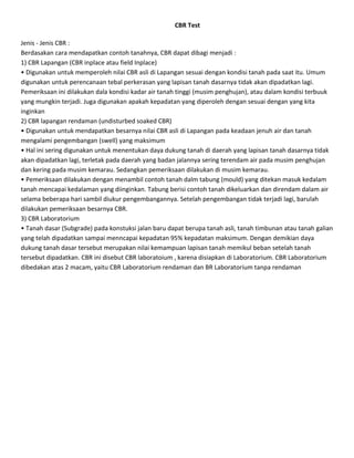 Cbr | PDF