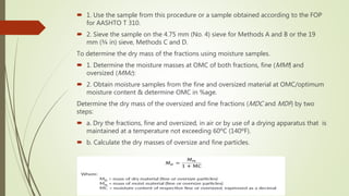 Cbr aashto t193 plus proctor t180 | PPTX