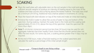 Cbr aashto t193 plus proctor t180 | PPTX