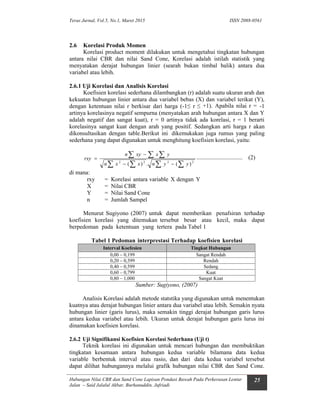 Cbr dengan sand cone | PDF