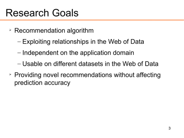 Redyal A Dynamic Recommendation Algorithm Based On Linked Data Ppt