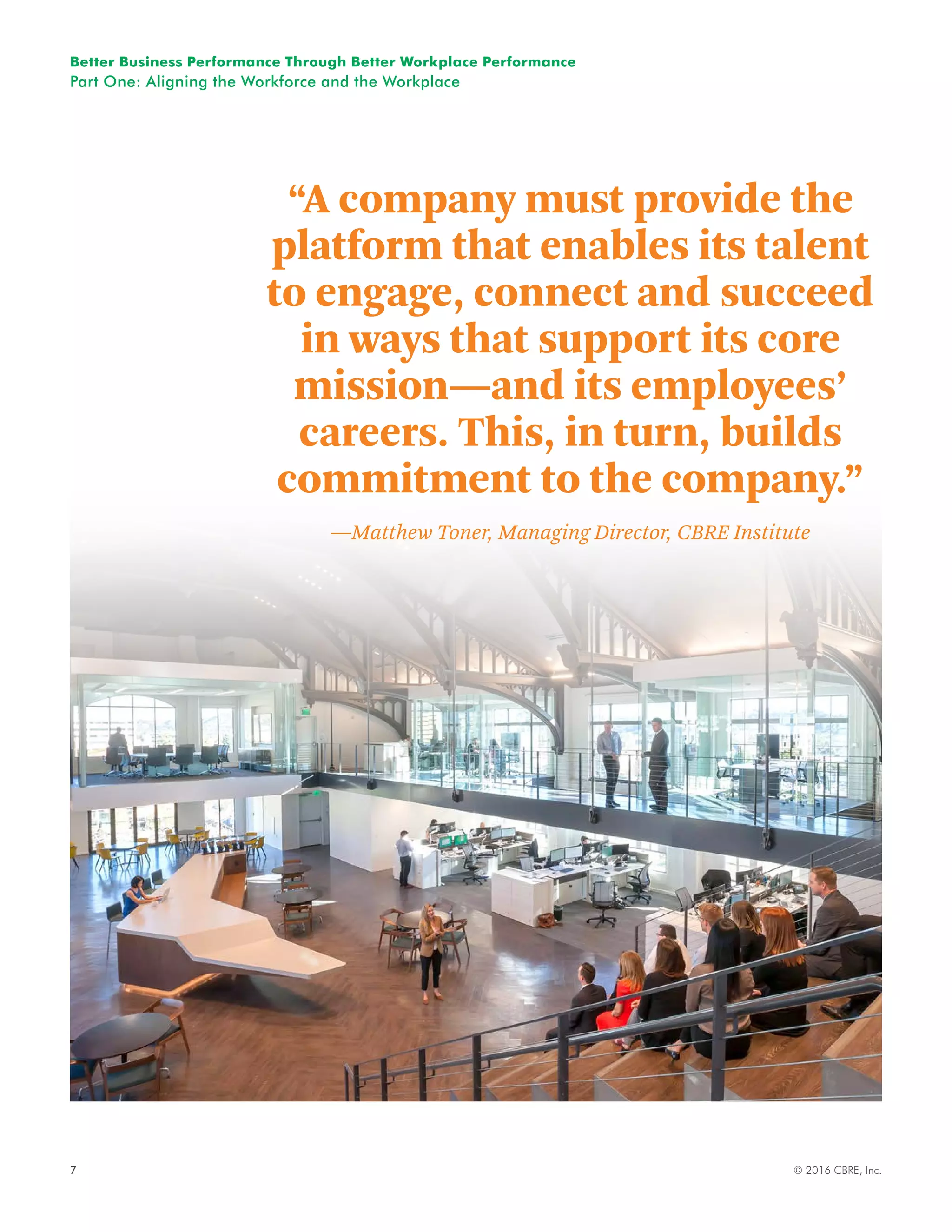 CBRE PART 1 - Aligning the workforce and the workplace | PDF