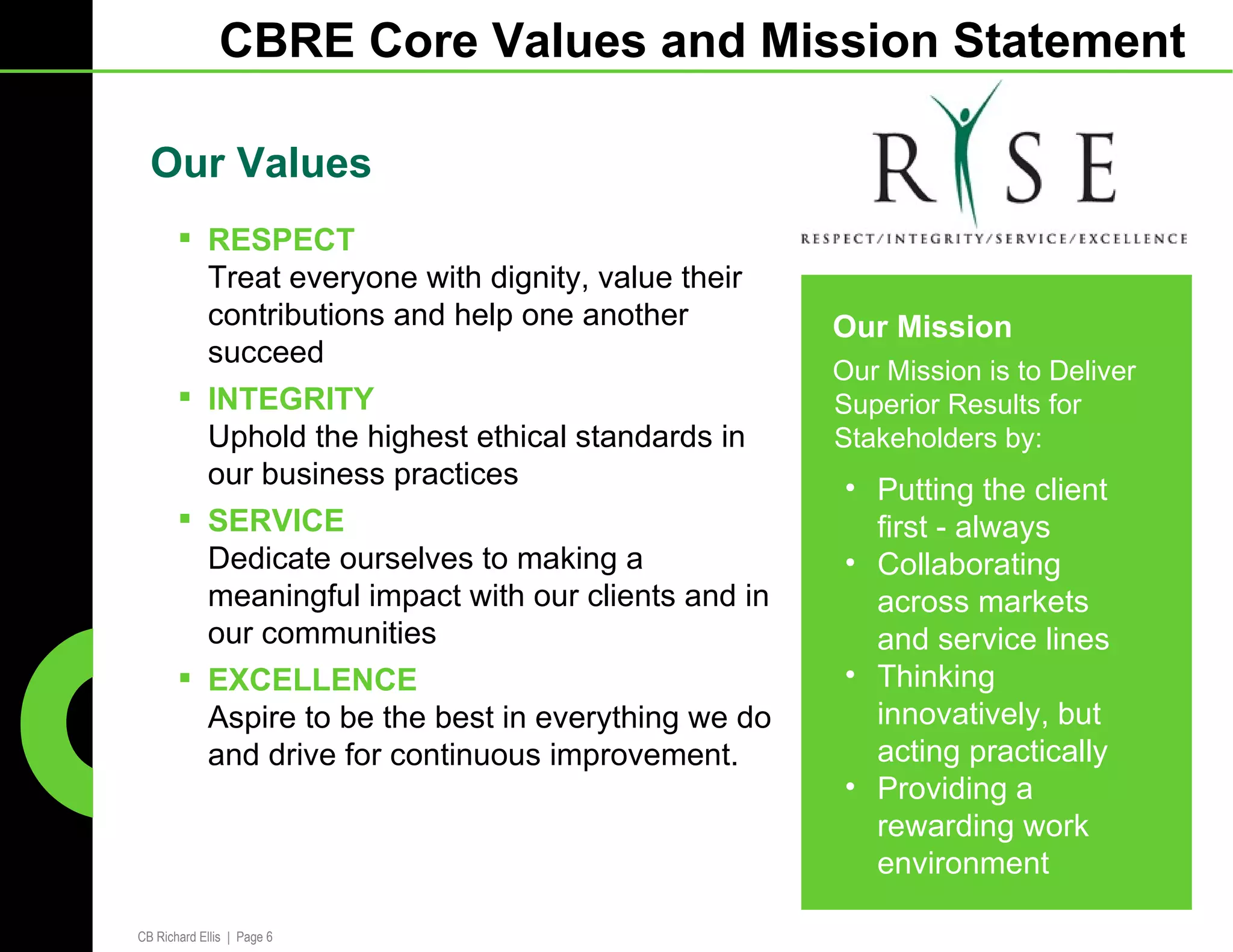 Cbre presentation 042010 | PPT