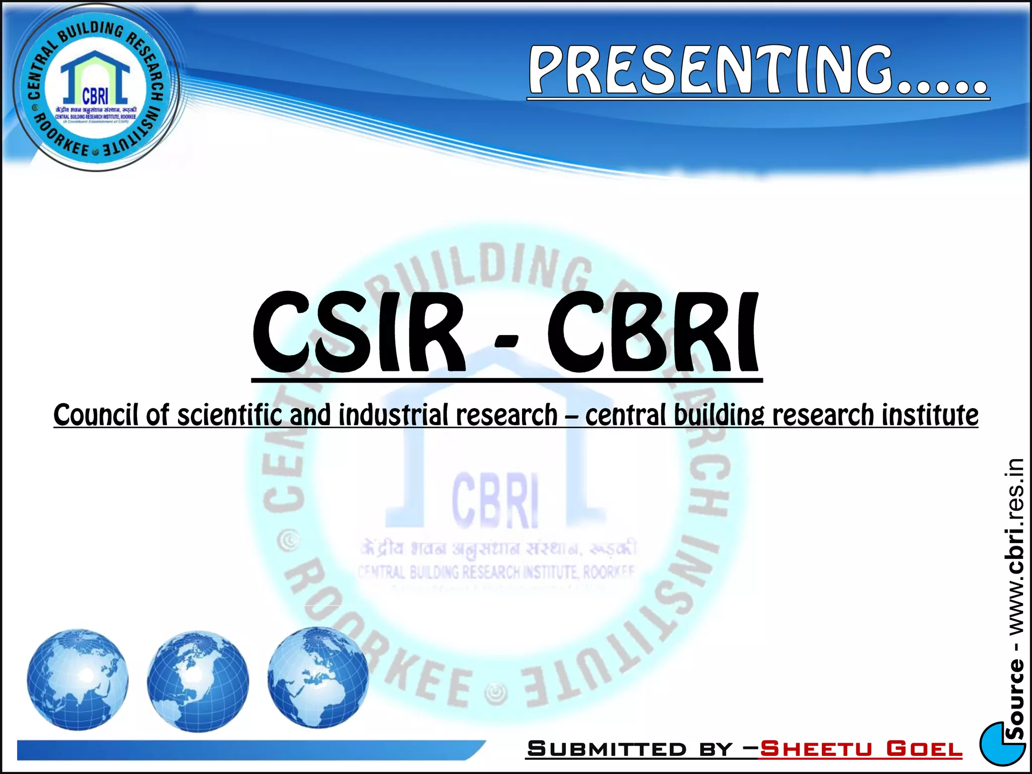 Cbri | PPT
