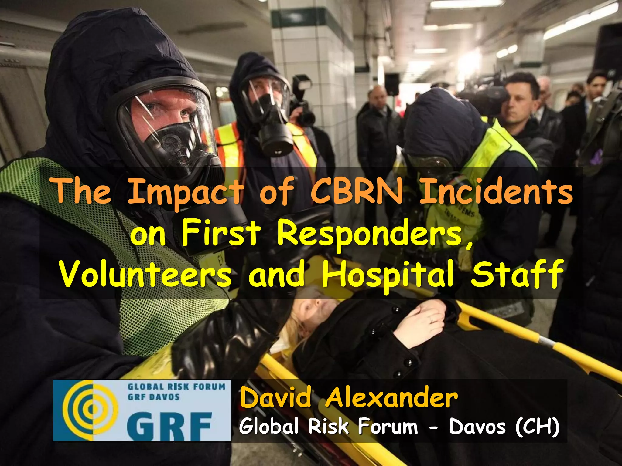 Effect of CBRN Incidents on Responders | PDF
