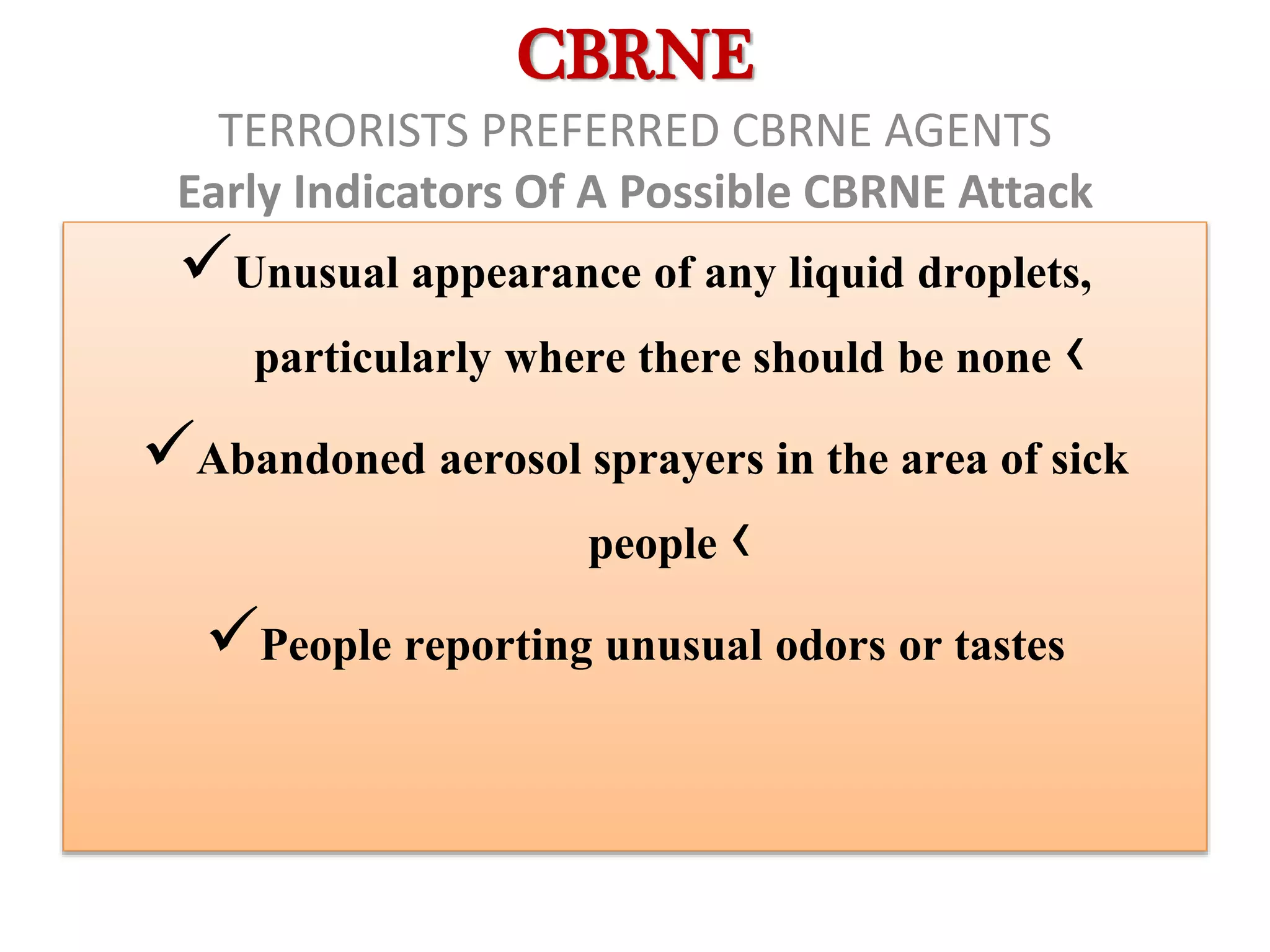 CBRNE | PPTX