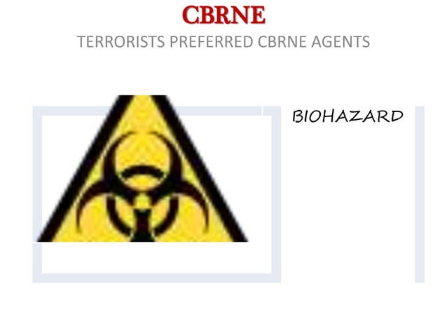 CBRNE | PPTX | Arms & Ammunition | Sensitive Topics