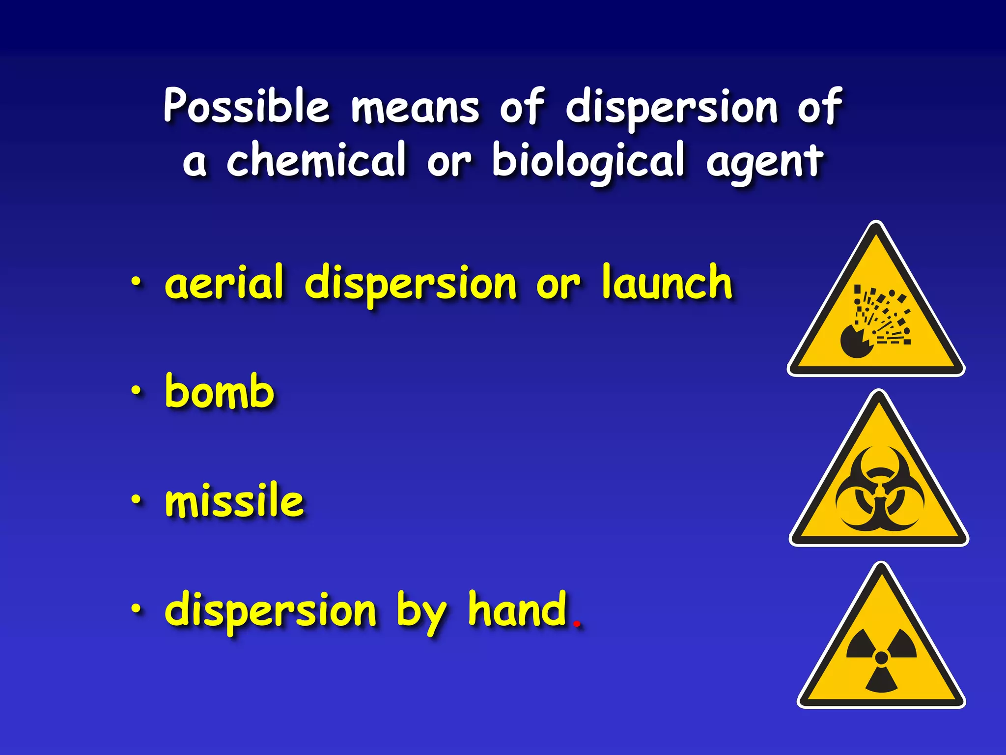 CBRN Terrorism and Emergency Preparedness | PDF