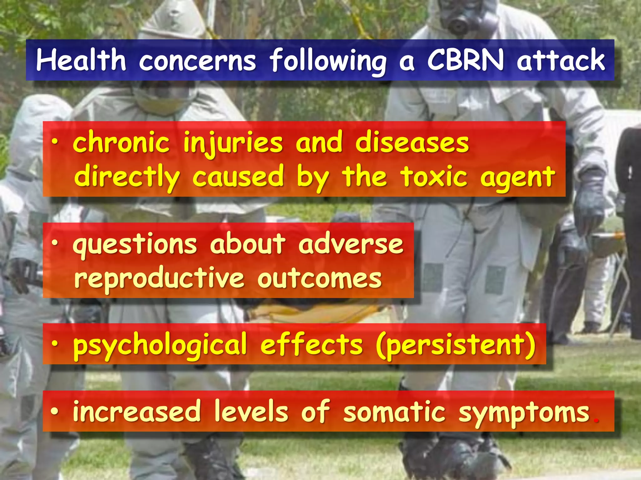 CBRN Terrorism and Emergency Preparedness | PDF