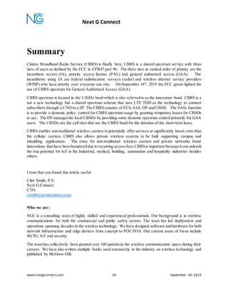 Cbrs explained | DOCX