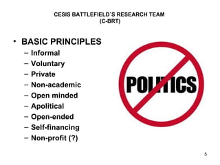 Cesis Battlefield`s team | PPT