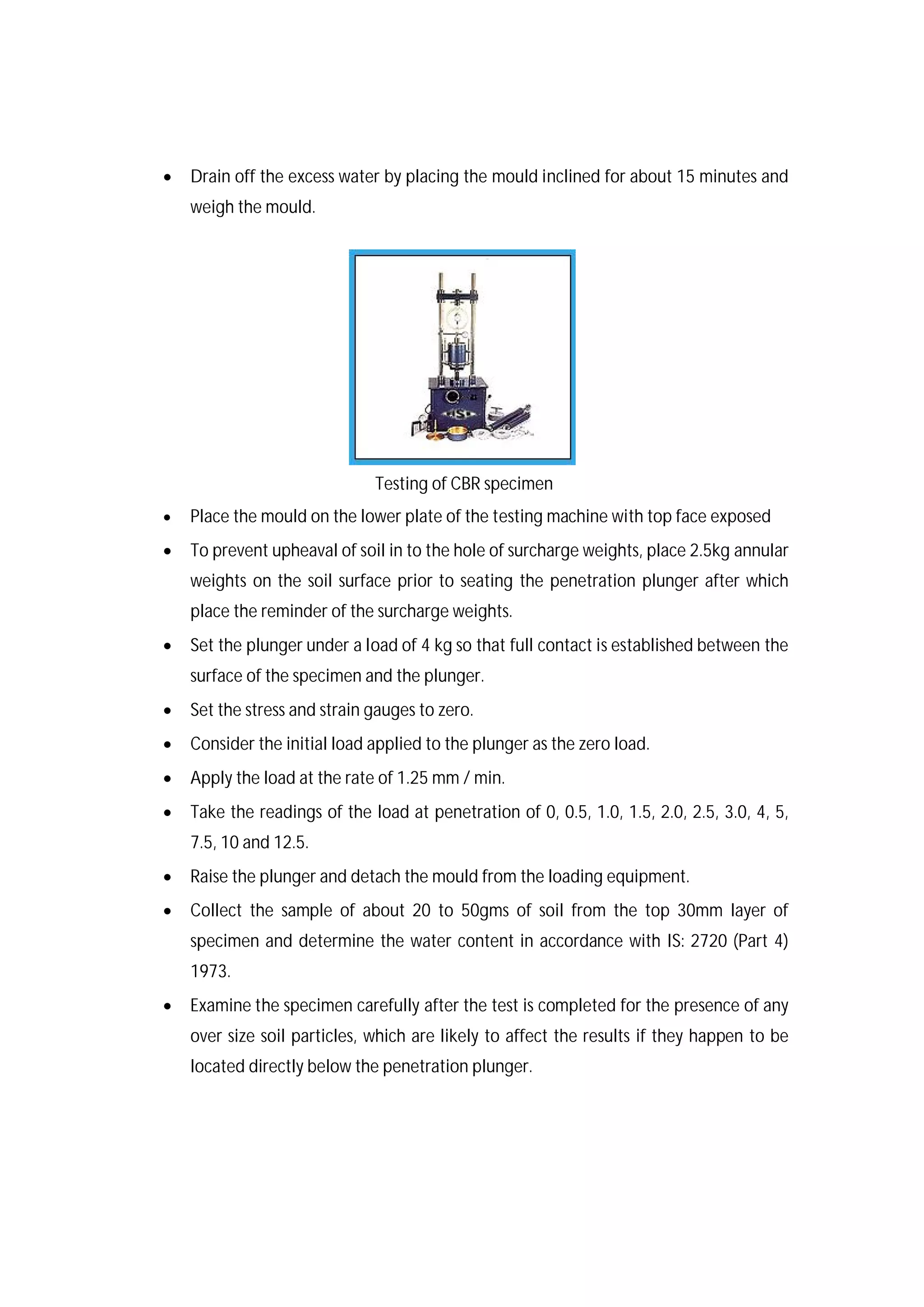 Cbr test | PDF