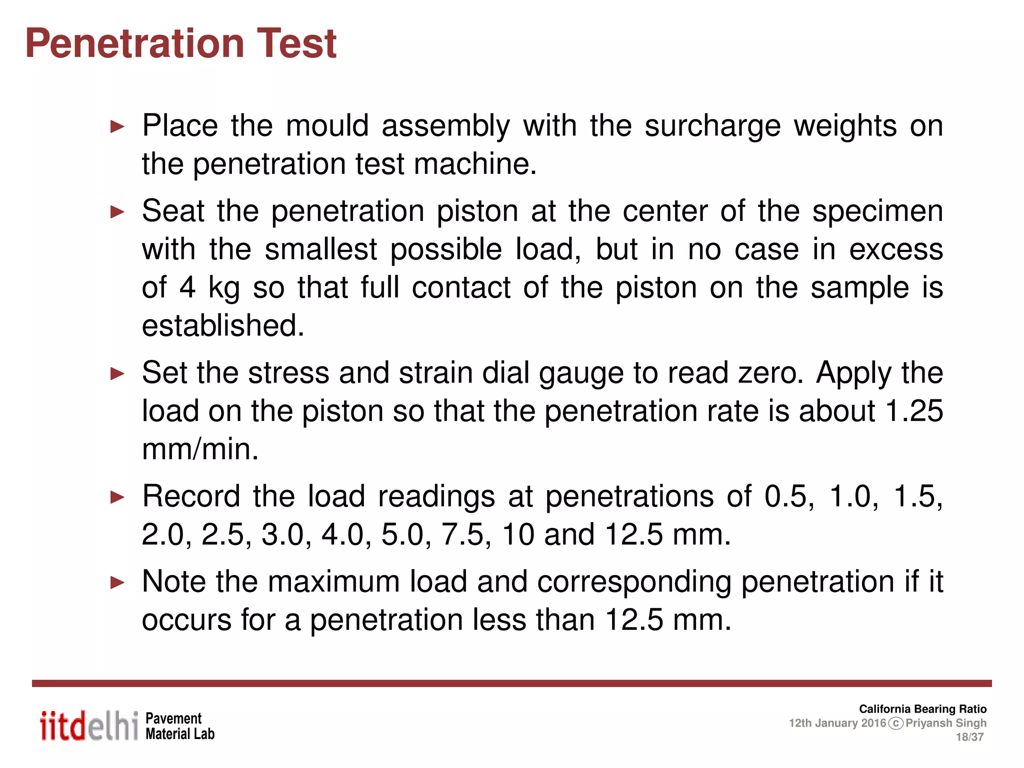 CBR Test | PDF