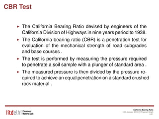 CBR Test | PDF