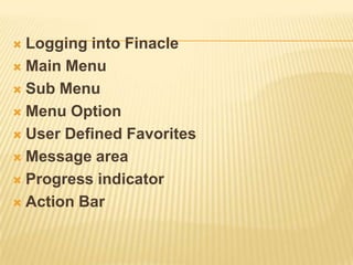 introduction to finacle | PPTX