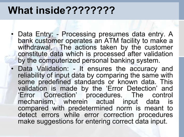 Computerized Banking System | PPTX