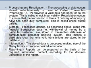 Computerized Banking System | PPTX