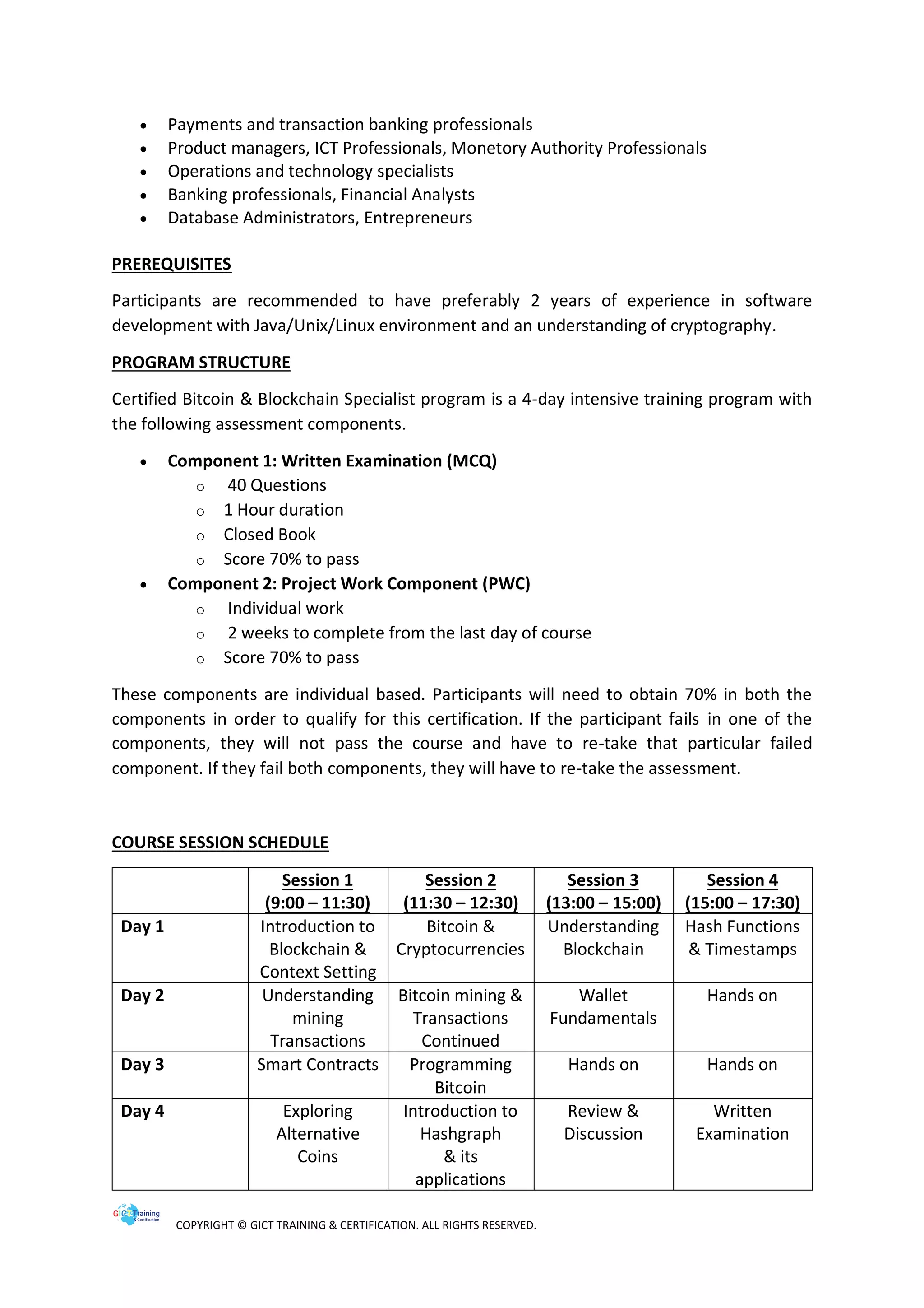 Certified Blockchain Specialist (CBS) | PDF