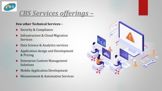 CBS - All Services presentation for corporates | PPT
